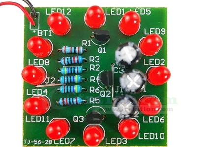 DIY LED Circular Lamp Kit - Soldering Practice Kits for Beginners