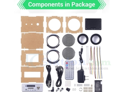 DIY Bluetooth Speaker Electronic Kits | FM Radio | Rechargeable Amplifier