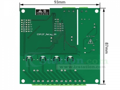 ESP8266 WIFI 4 Channel Relay Module ESP-12F Development Board | ICStation