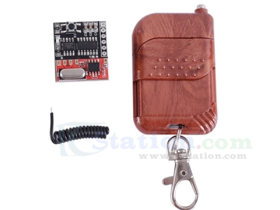 433MHz 4CH Wireless Receiver Module + 4-Key Remote Controller 4.5-5.5V ...