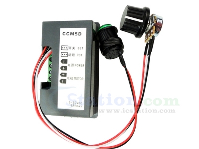 Infrared Remote Control DC Motor Speed Controller 6V 12V 24V 5A