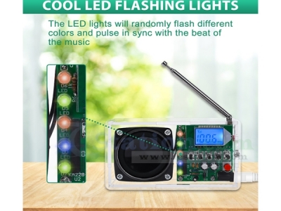 ICStation DIY FM Radio Kit | Adjustable 76-108MHz Wireless Receiver ...