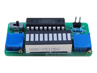 Green LED Power Indicator DIY Kit - Battery Electricity Display