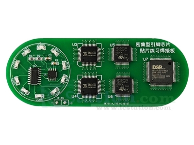 DIY Kits Intensive Pin SMD Soldering Practice Board Water Lamp Analog ...