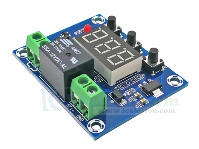 DC 12V Digital Timing Switch - 1-999 Minutes Countdown Timer Module